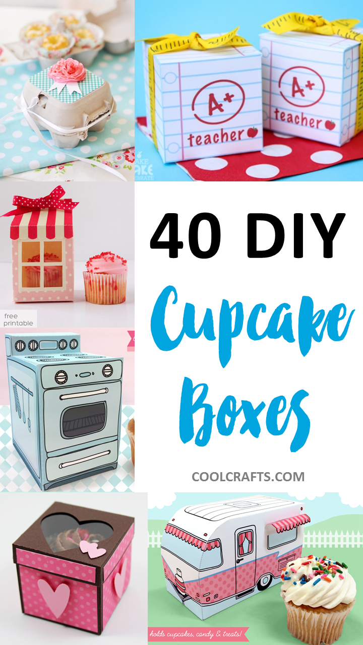 Cupcake Boxes 40 DIY Ideas To Package Your Cupcakes