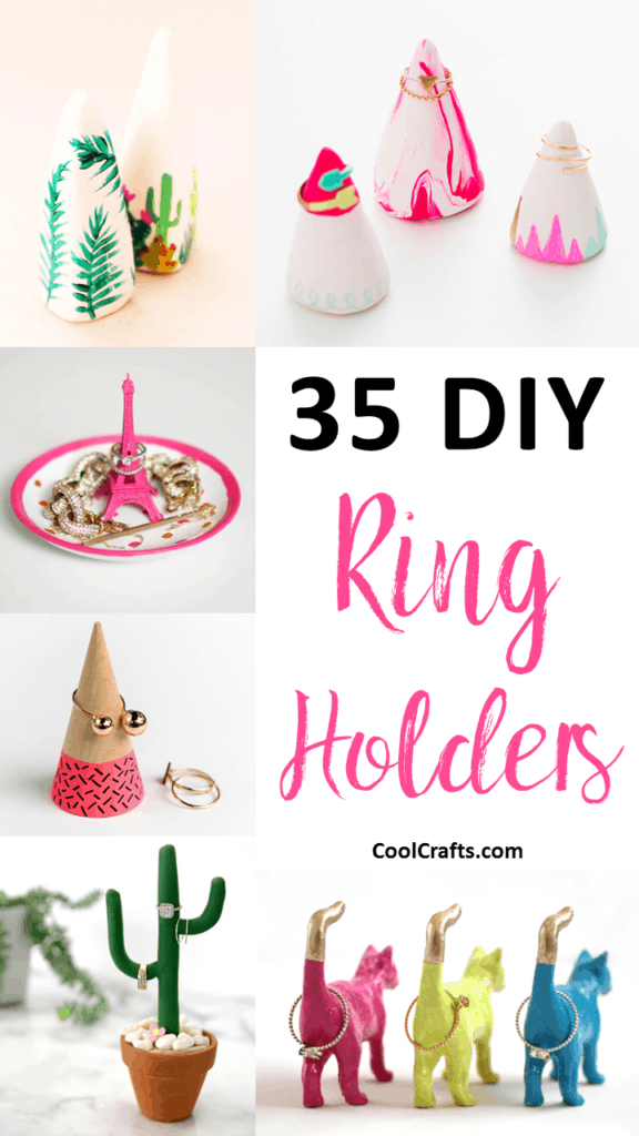 Showcase Your Rings With These 35 Stylish DIY Ring Holders • Cool Crafts