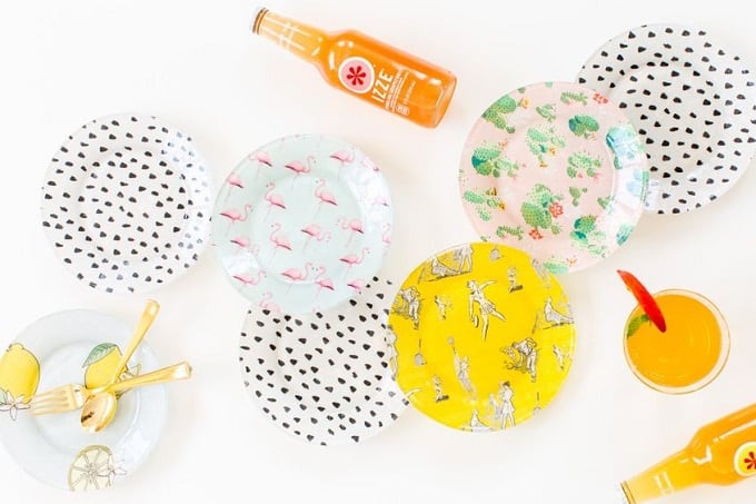 30 Decorative Plates That You Can Create Yourself.