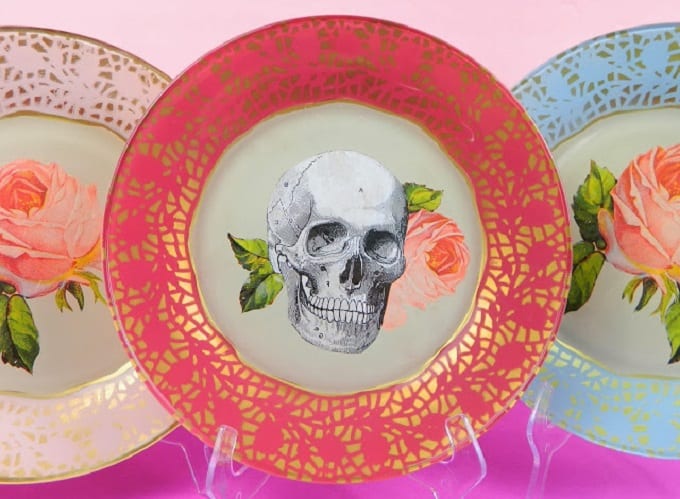 30 Decorative Plates That You Can Create Yourself.